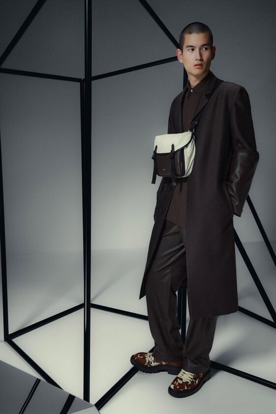 Kohei Takabatake Models BALLY Autumn Winter 2022.23 Collection