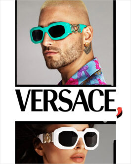 Maluma Models VERSACE Spring Summer 2022 Eyewear Collection