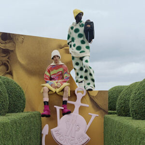 Giacomo Cavalli & Juan Heredia Model Thom Browne Swimwear 2022