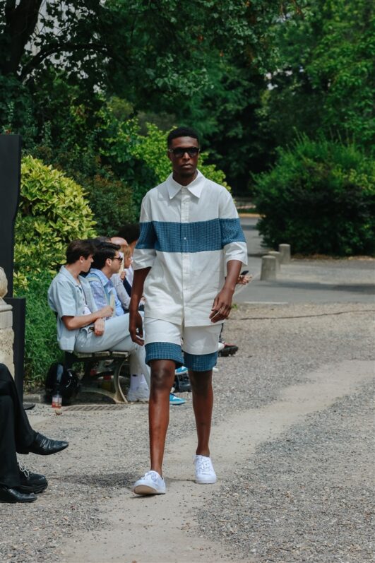 PFW: GUNTHER Spring Summer 2023 Collection - Male Model Scene