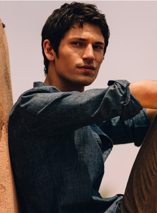 Justin Eric Martin Models MASSIMO DUTTI Summer 2022 Looks