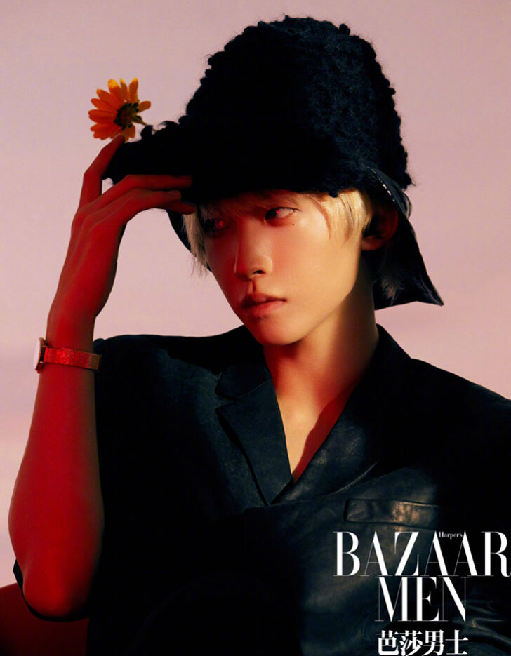 INTO1's Liu Yu Covers Harper's Bazaar Men China August 2022