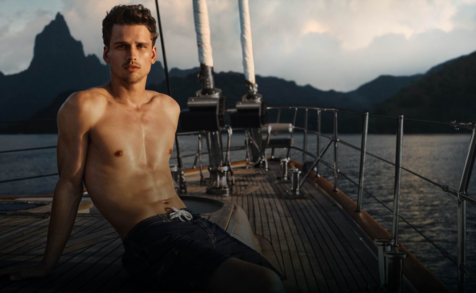 Simon Nessman is the Face of Polo Ralph Lauren Blue Fragrance