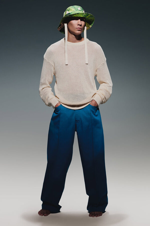 Evan Mock Models ZARA MAN STUDIO Capsule Collection