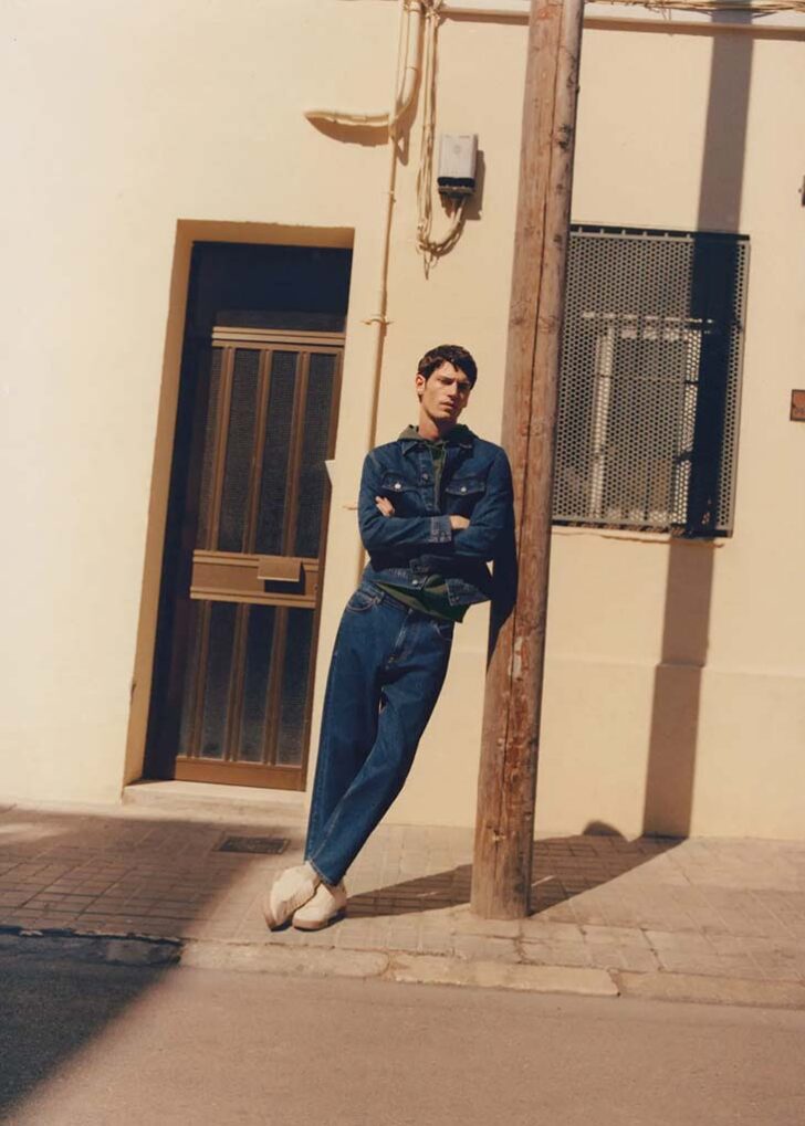 Justin Eric Martin Poses for MANGO Spring Summer 2022 Collection - Male ...