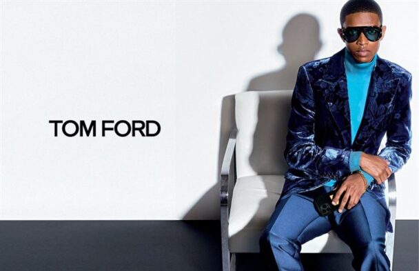 Malik Anderson is the Face of TOM FORD Fall Winter 2022 Collection ...