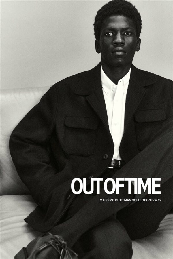 Moustapha Sy Models MASSIMO DUTTI Fall Winter 2023 Collection - Male ...