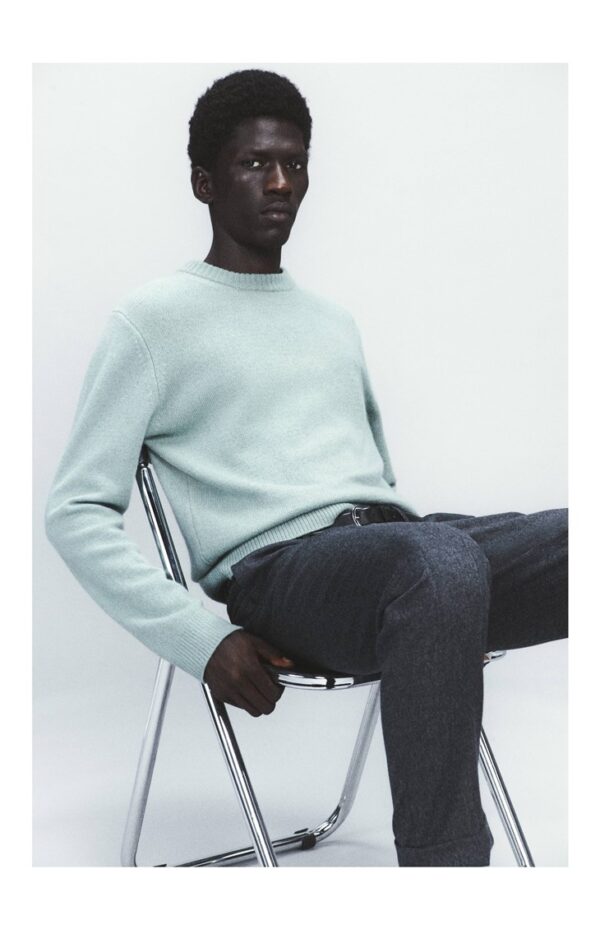 Moustapha Sy Models MASSIMO DUTTI Fall Winter 2023 Collection - Male ...