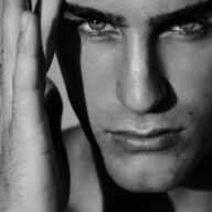 Reece Nelson Models VERSACE Fall Winter 2022 Eyewear
