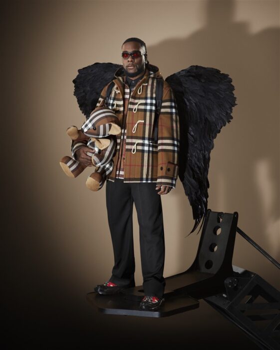 Burna Boy is the Face of BURBERRY 'The Night Before' Campaign - Male ...