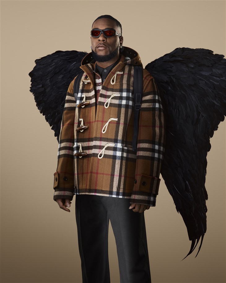 Burna Boy is the Face of BURBERRY 'The Night Before' Campaign - Male ...