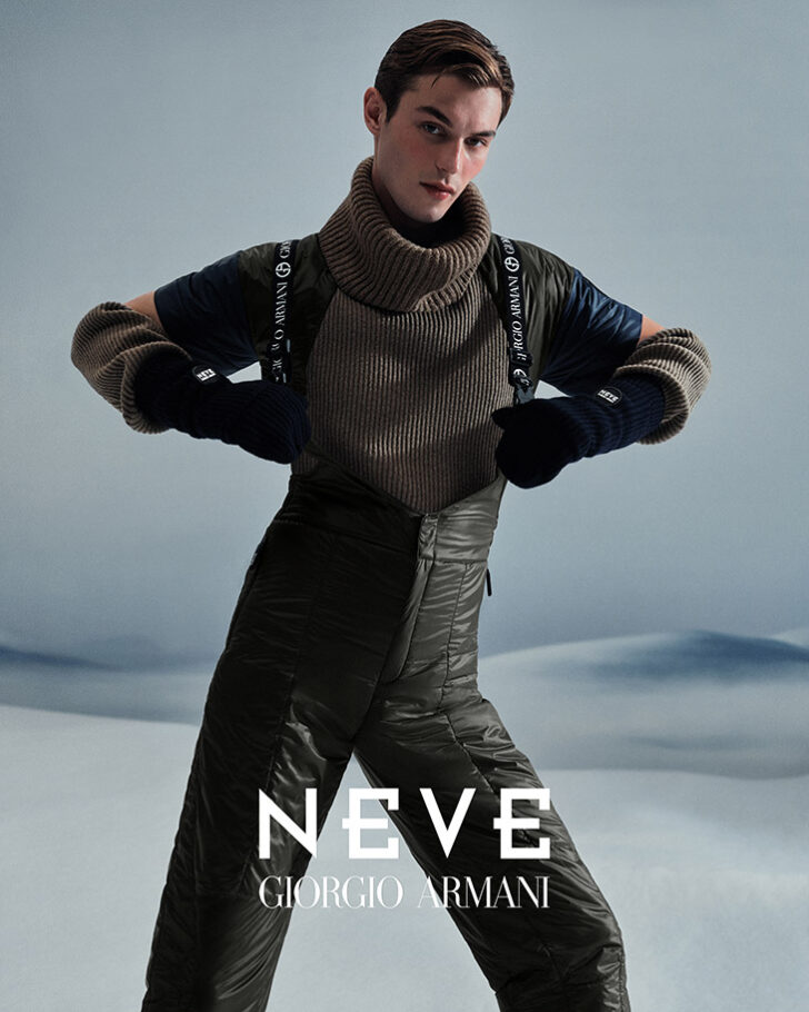 Kit Butler Models GIORGIO ARMANI NEVE Winter 2022 Collection