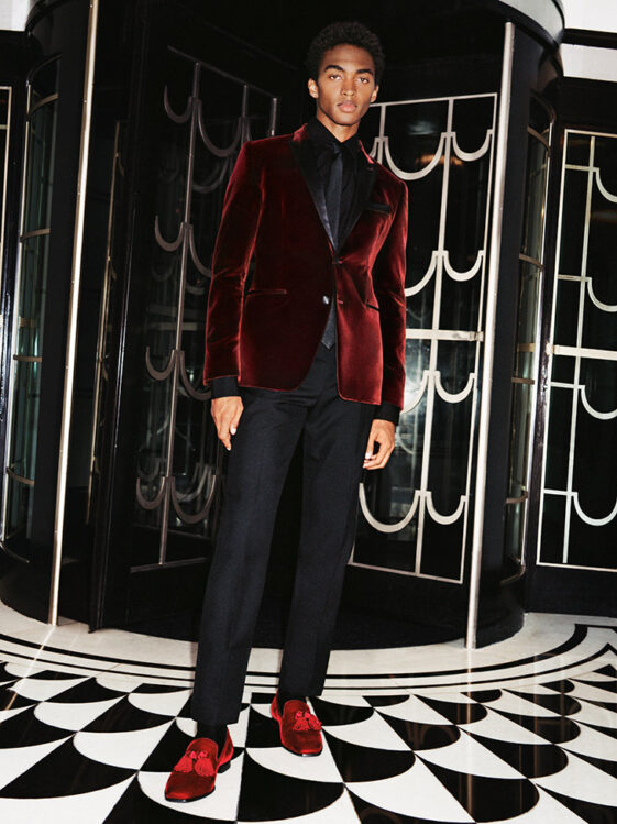 Stan Taylor is the Face of JIMMY CHOO Winter 2022 Collection