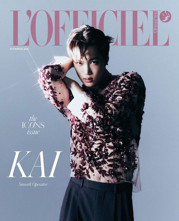 K-Pop Star Kai Covers L'Officiel Philippines Winter 2022 Issue - Male Model Scene