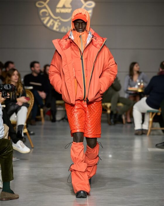 MFW: K-WAY Fall Winter 2023.24 Collection - Male Model Scene