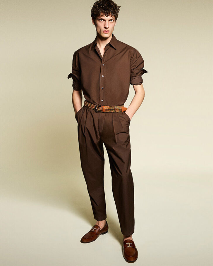 Joshua Seth & Valentin Caron Model Tod's Pre-Spring 2023 Looks