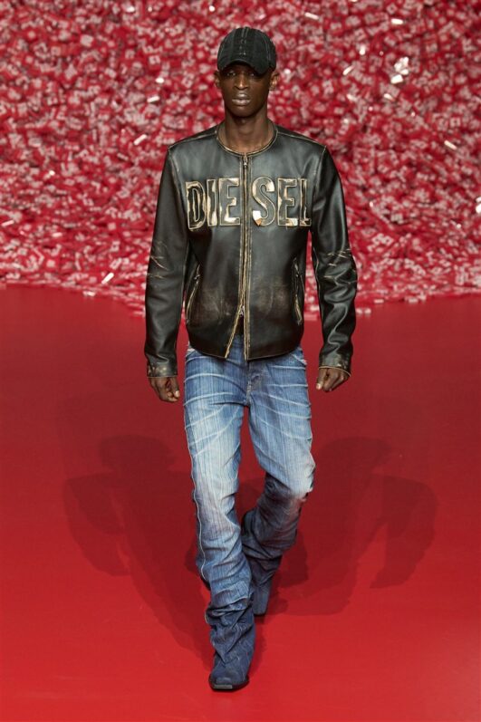 MFW: DIESEL Fall Winter 2023.24 Collection - Male Model Scene