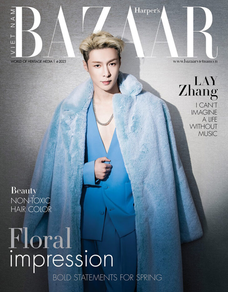 Lay Zhang Stars in Harper's Bazaar Vietnam April 2023 Issue