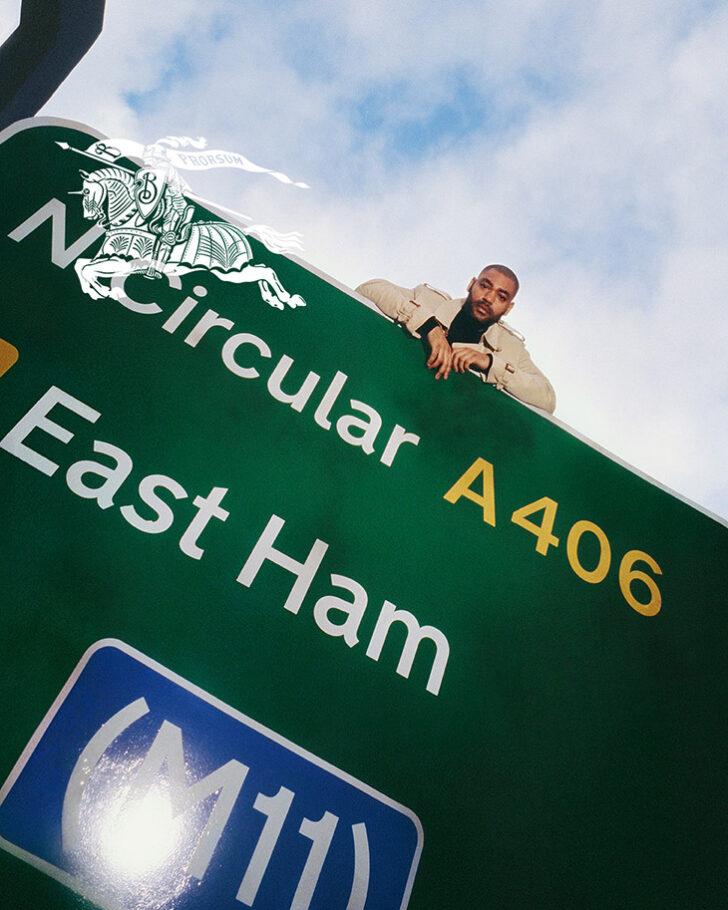 Kano Poses for Burberry Creative Expression by Daniel Lee