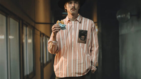 Matthew Petersen Models Salvatore Ferragamo Pre-Fall 2020 Collection