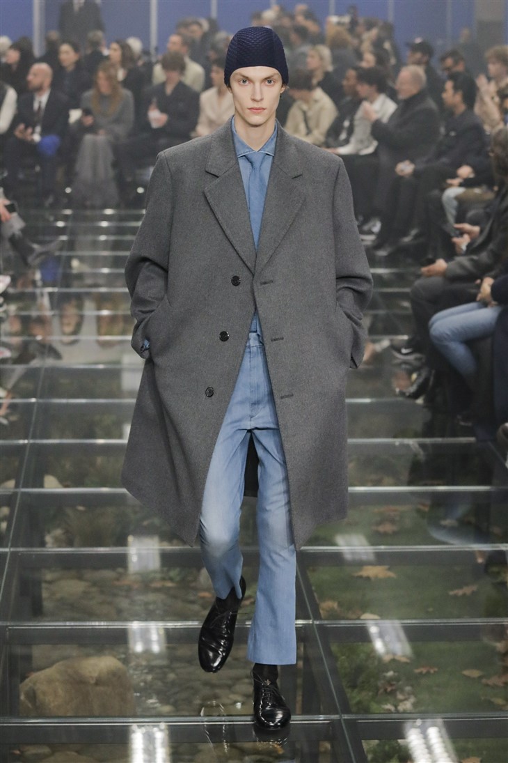 Prada Men's Fall Winter 24 Collection - Male Model Scene