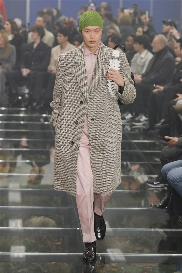 Prada Men's Fall Winter 24 Collection - Male Model Scene