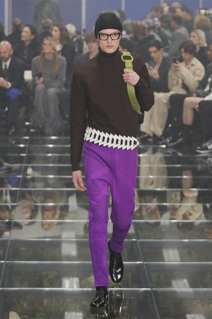 Prada Men's Fall Winter 24 Collection - Male Model Scene