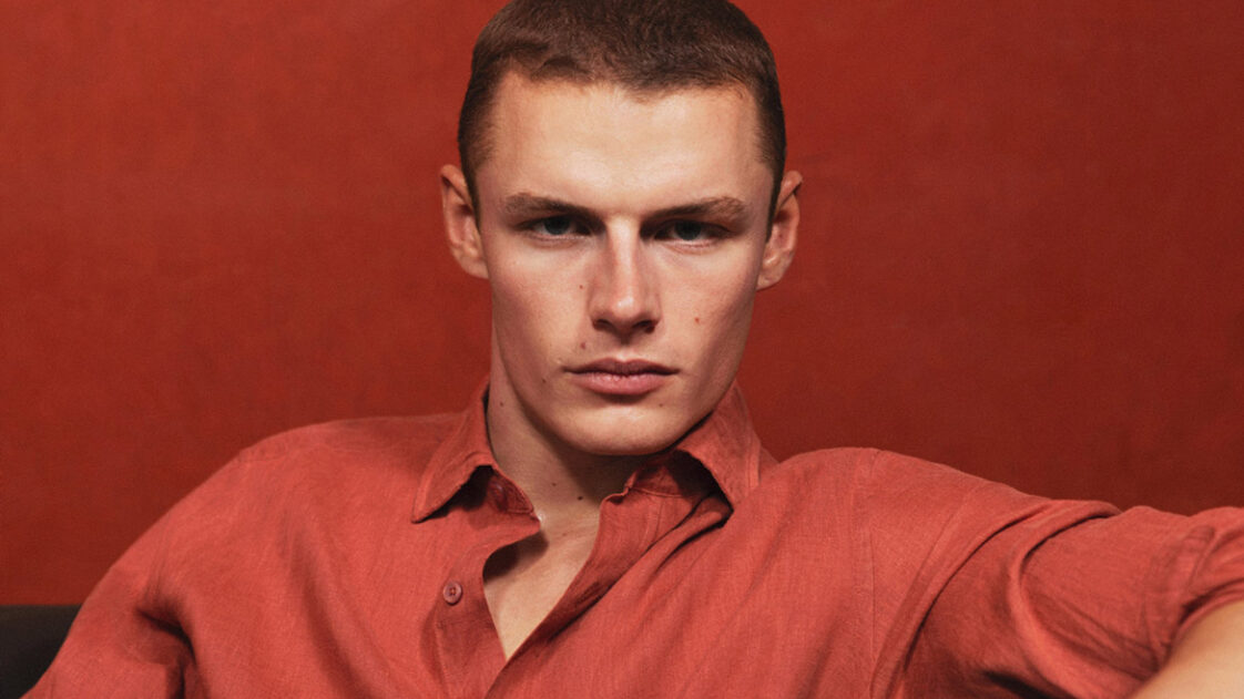 Finley Prentice Models Massimo Dutti Summer 2024 Collection