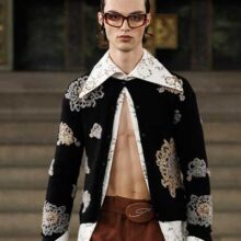 Lakeith Stanfield Models Giorgio Armani x Kith Collection